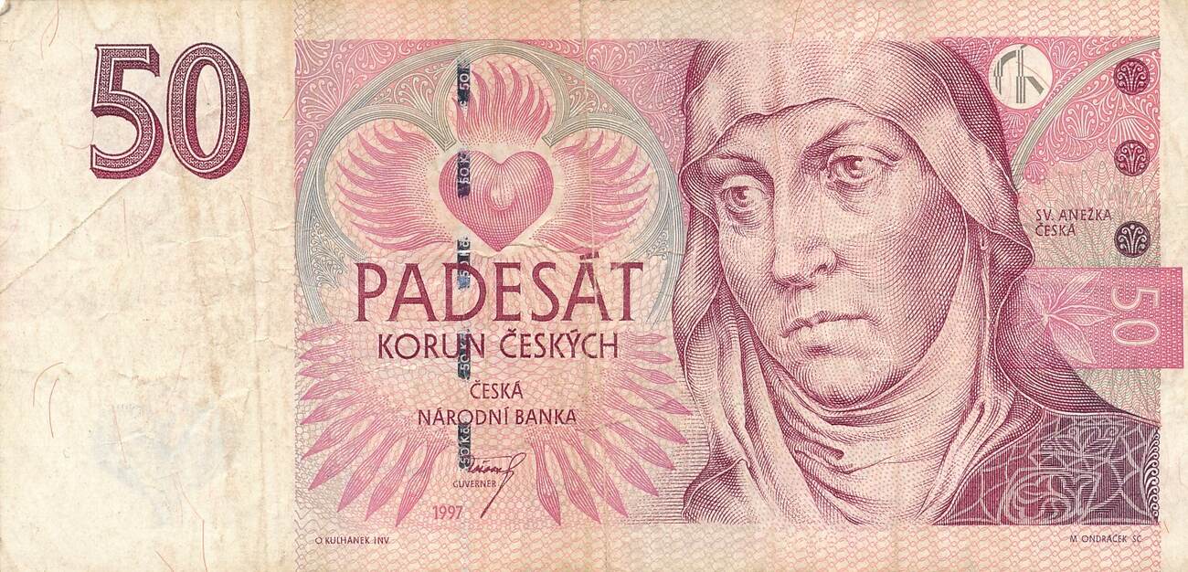 Tschechoslowakei 50 Korun 1997 IV, F | MA-Shops