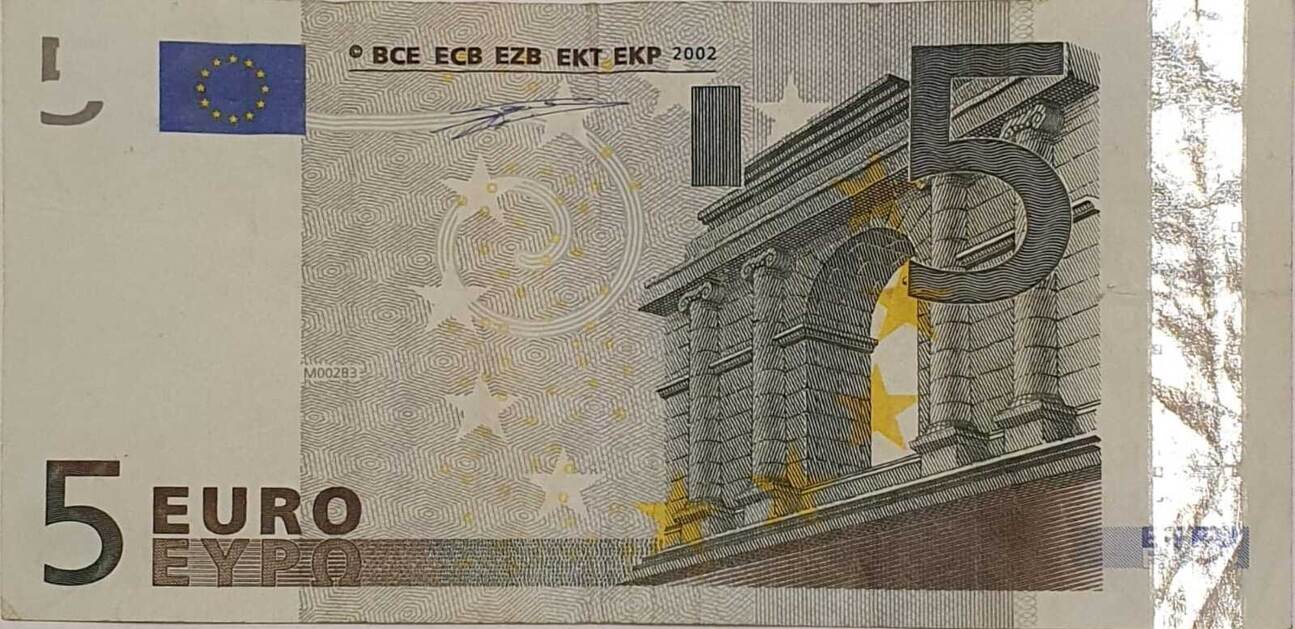 Deutschland 5 Euro 2002 Banknote aEF | MA-Shops