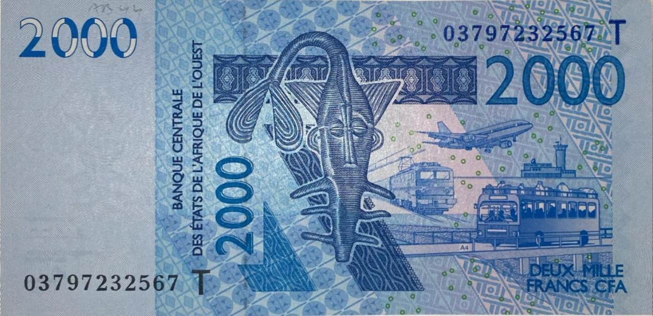 Staaten von Westafrika 2000 Francs 2003 Banknote, T(Togo), BCEAO I | MA ...