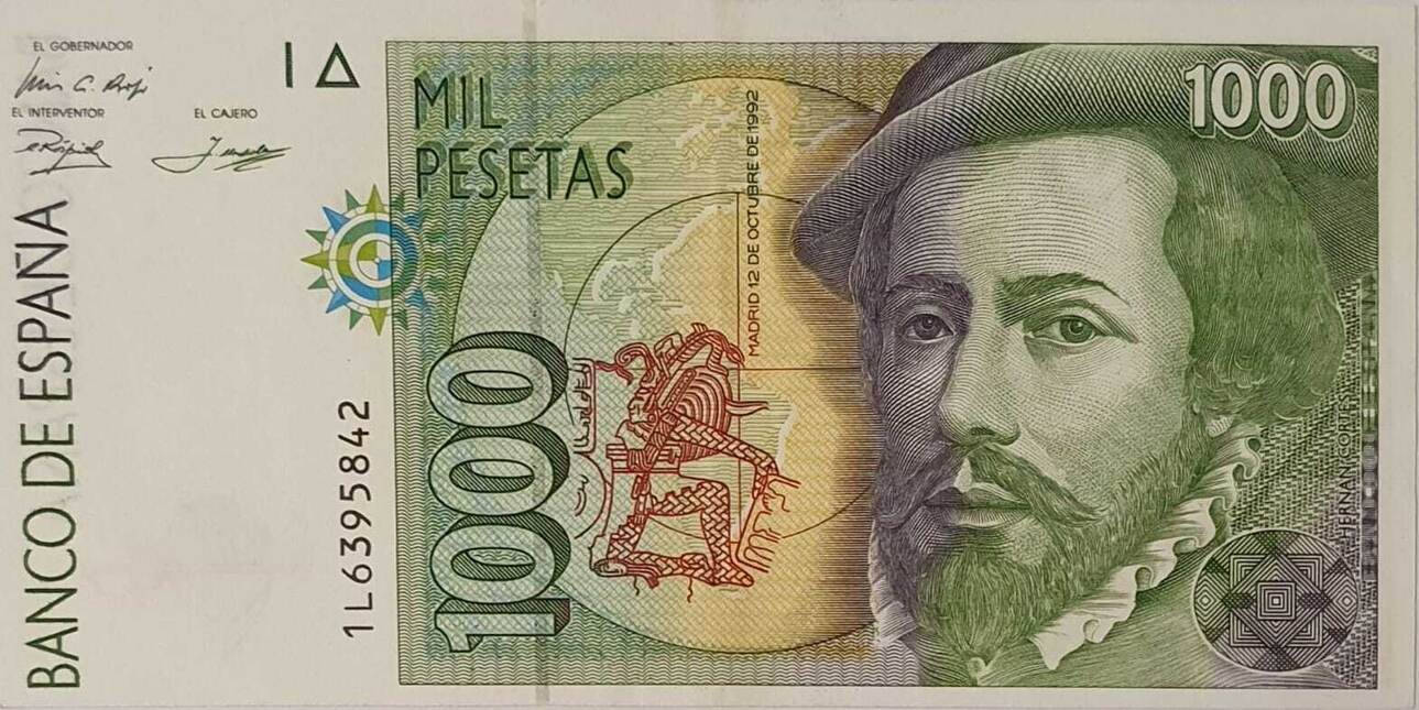 Spanien 1000 Pesetas 1992 Banknote EF | MA-Shops