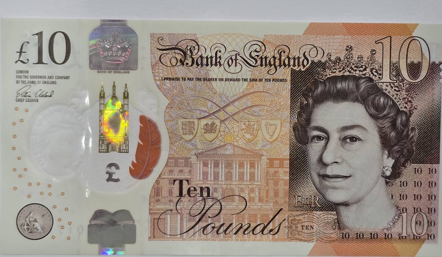Großbritannien 10 Pounds 2016 (2017) Banknote, Polymer EF | MA-Shops