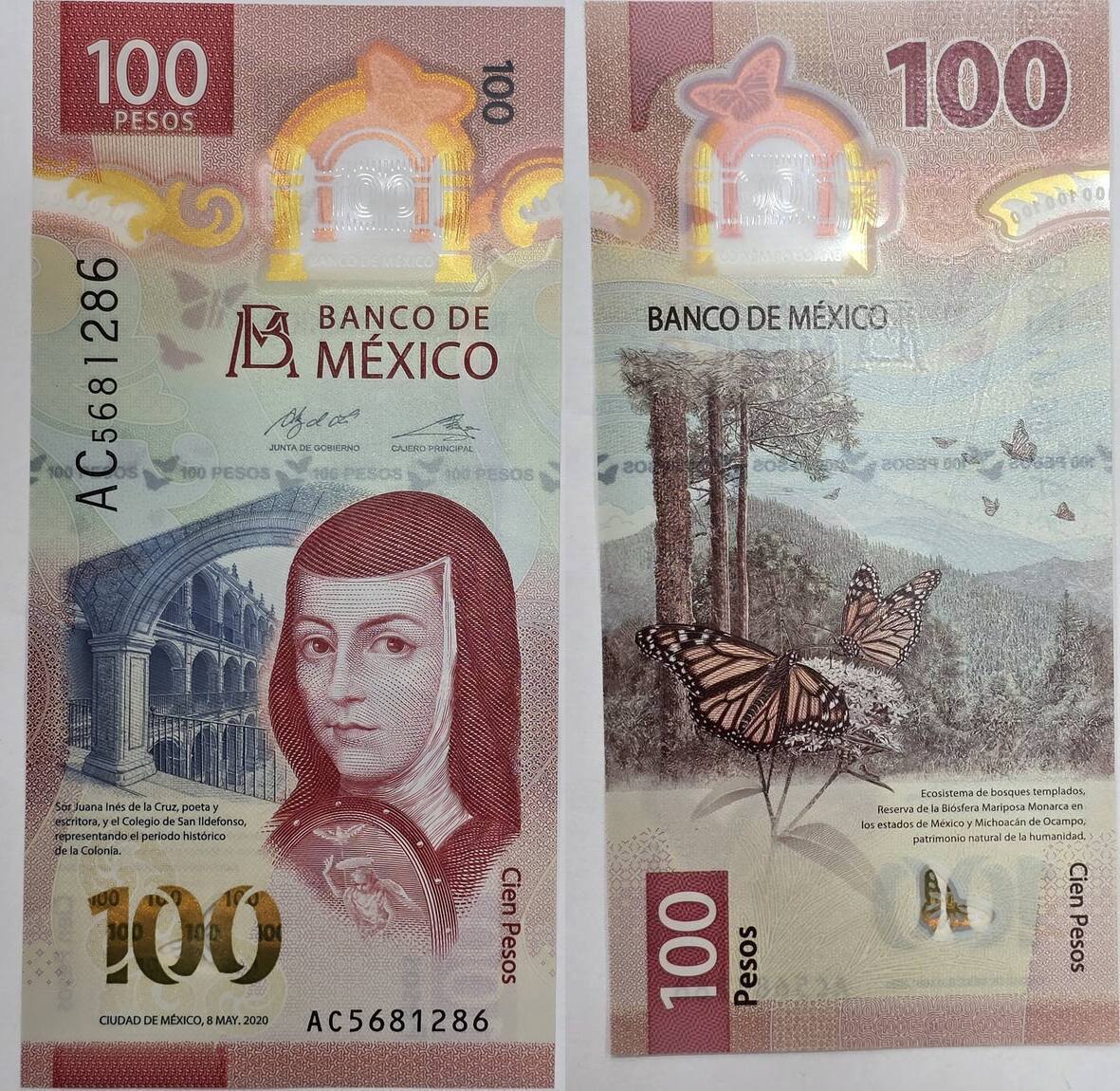 Mexico 100 Pesos 2020 Banknote unc | MA-Shops