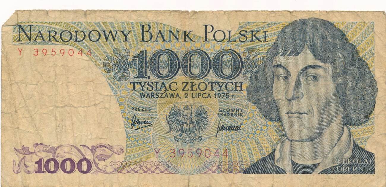 Poland 1000 Zlotych Banknote IV, starkgebrauch | MA-Shops