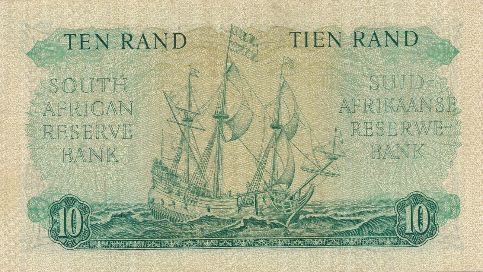 Südafrika 10 Rand 1961 Banknote EF | MA-Shops