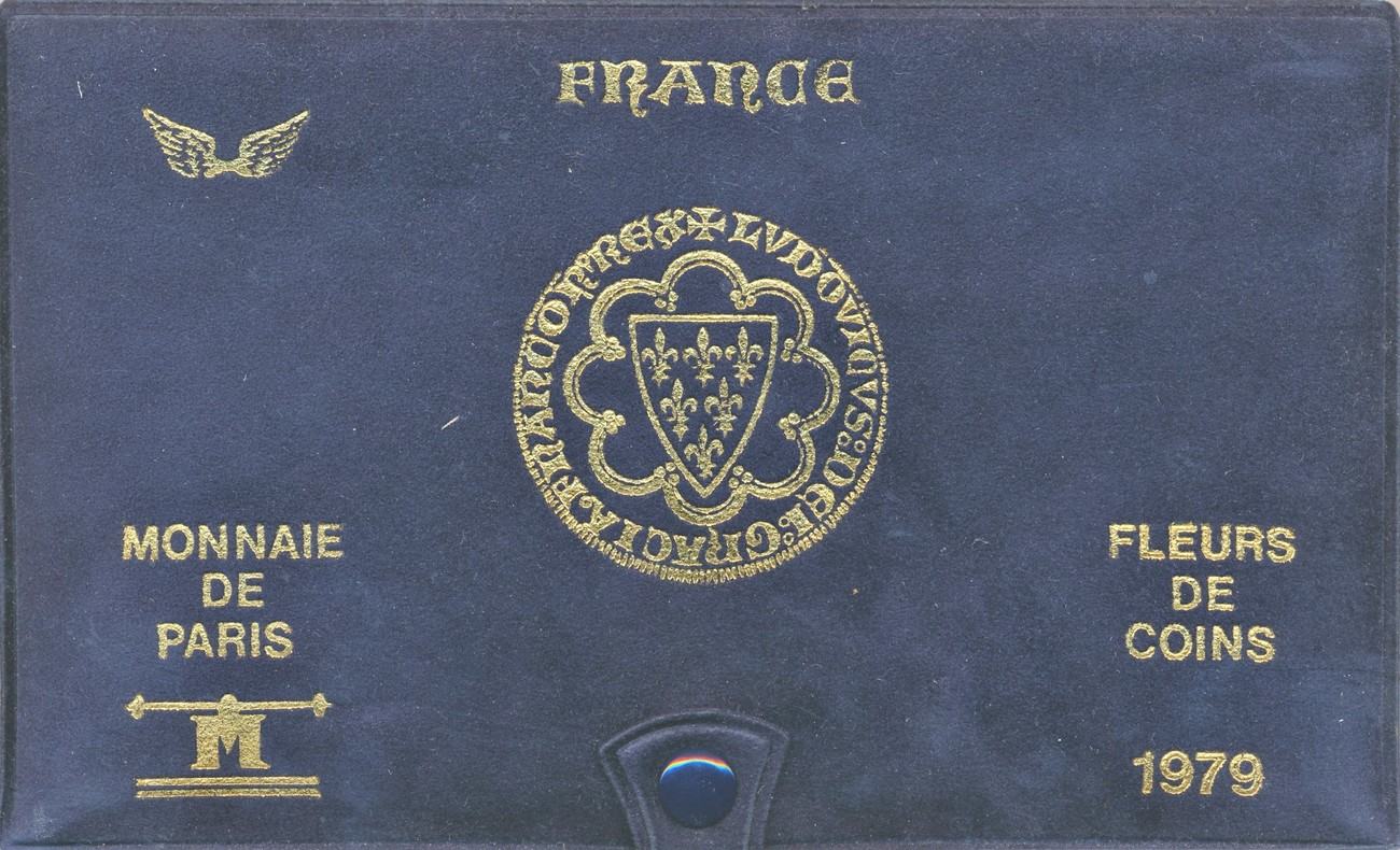 Frankreich 1979 Fleurs de Coins orig. Etui Monnaie de Paris UNC | MA-Shops