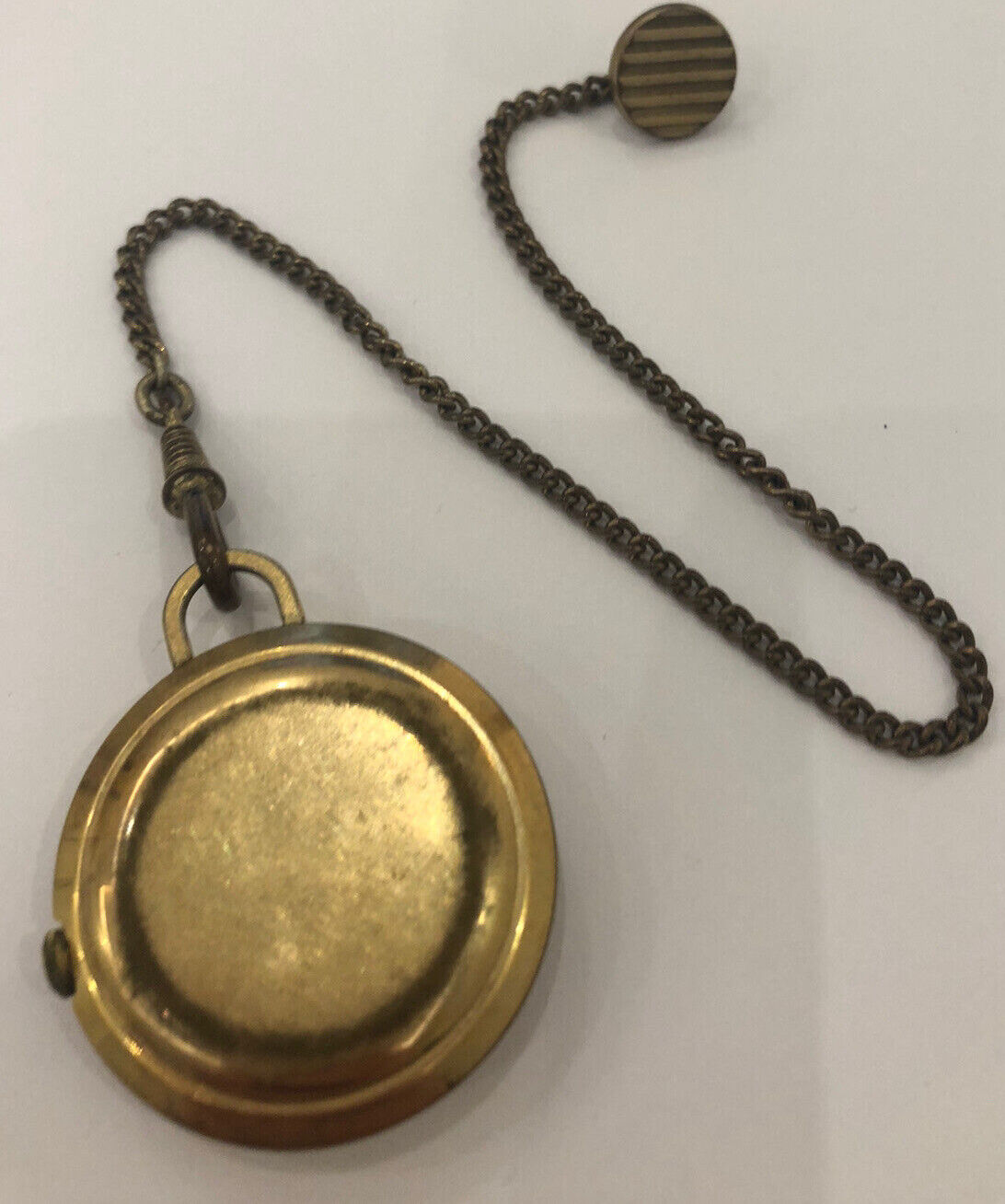 Schöne Taschenuhr Isoma Kettenuhr Uhr Handaufzug vergoldet 17 jewels ...