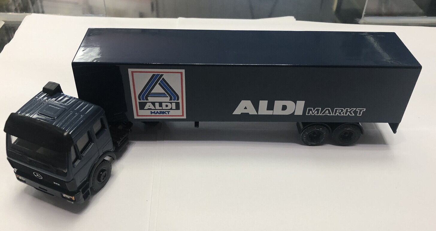 Mercedes Benz 338 Truck LKW Modellauto OVP Lion-Toys Aldi Truck | MA-Shops