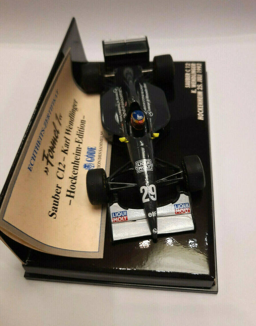 25.7.1993 Minichamps Formula Sauber C12 Karl Wendlinger Hockenheim Edition M1:43 | MA-Shops