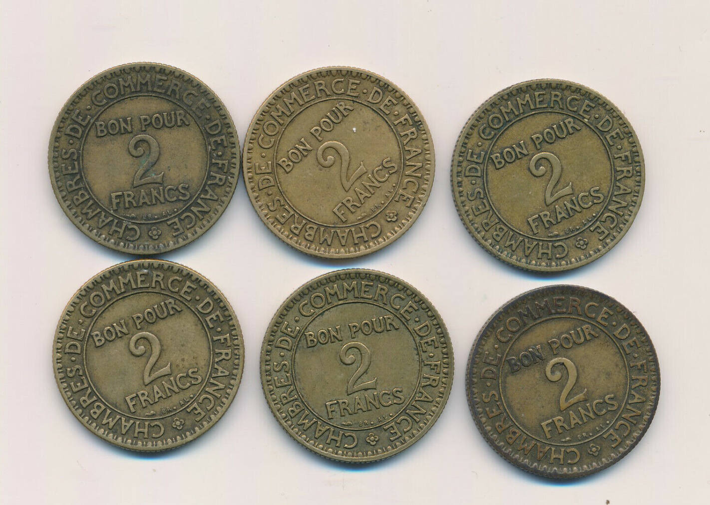 2 Francs 1924 Lot 6 Münzen France Frankreich France 1926 1922 1923 | MA ...