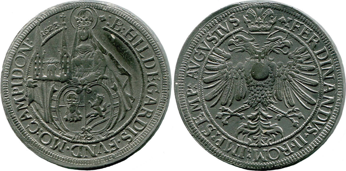 Kempten-Stift, Taler als Pb/Sn-Nachguß ( 1623), 19./20.Jh., Johann ...