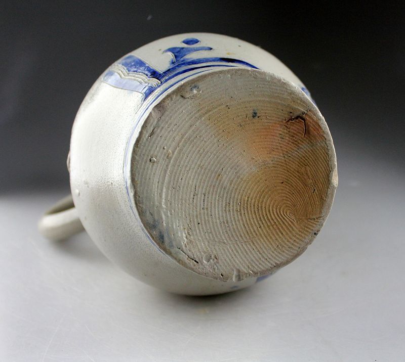 Medieval & later artifacts NICE GERMAN SALT GLAZED STONEWARE JUG ...