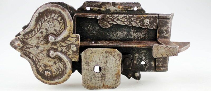 Medieval & later artifacts Lovely European 17th. century Early iron ...