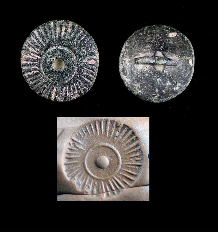 Ancient art Scarce stone stamp seal, Ancient Near East, 5th.-4th. mill ...