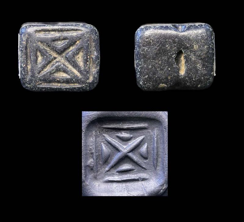 Ancient art Attractive large Tablet stamp seal, East Anatolian, 3rd ...