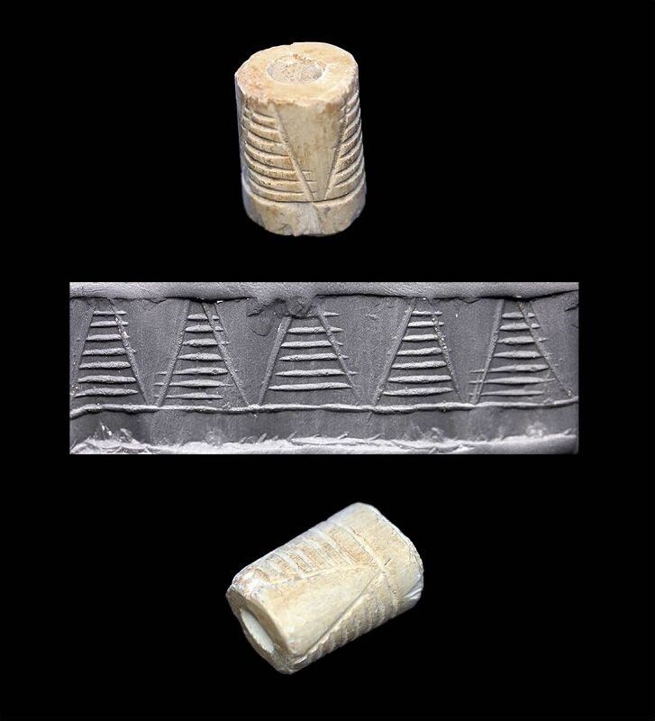 Ancient art Rare bone cylinder seal Mesopotamia, 3rd. mill. BC | MA-Shops
