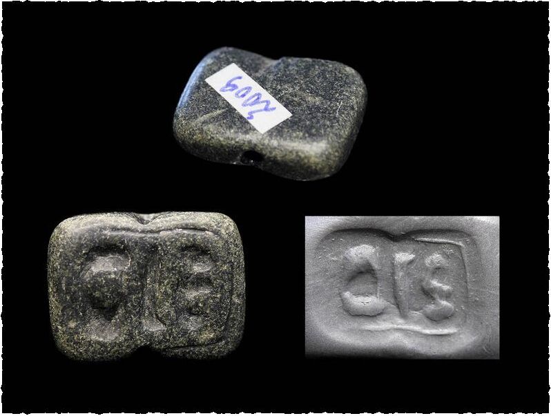 Ancient art Mesopotamian larger tabloid stamp seal, 4th. mill. BC | MA ...