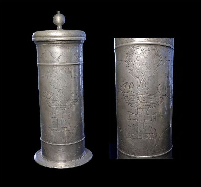 Medieval Pewter Tankard