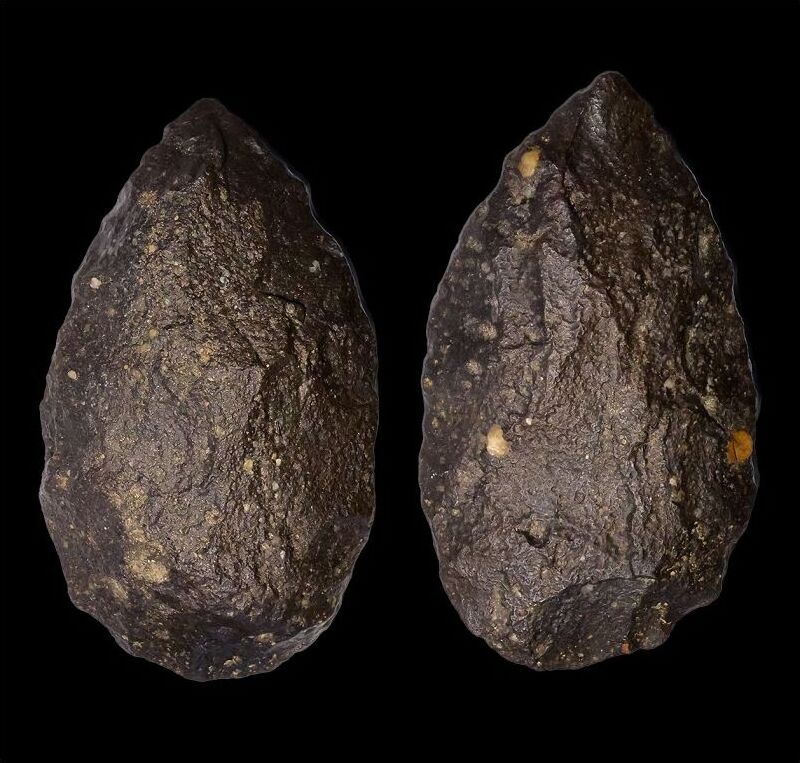 Ancient art Large Palaeolithic Acheulean biface silex stone axe | MA-Shops