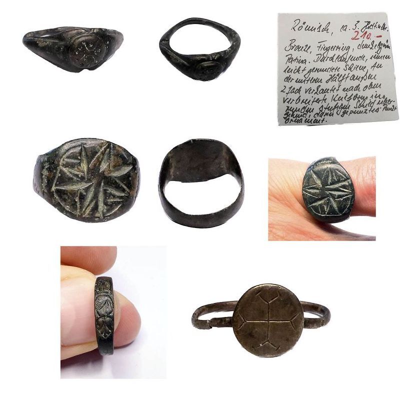 Ancient art Lot of 4 better ancient and medieval bronze and silver ...