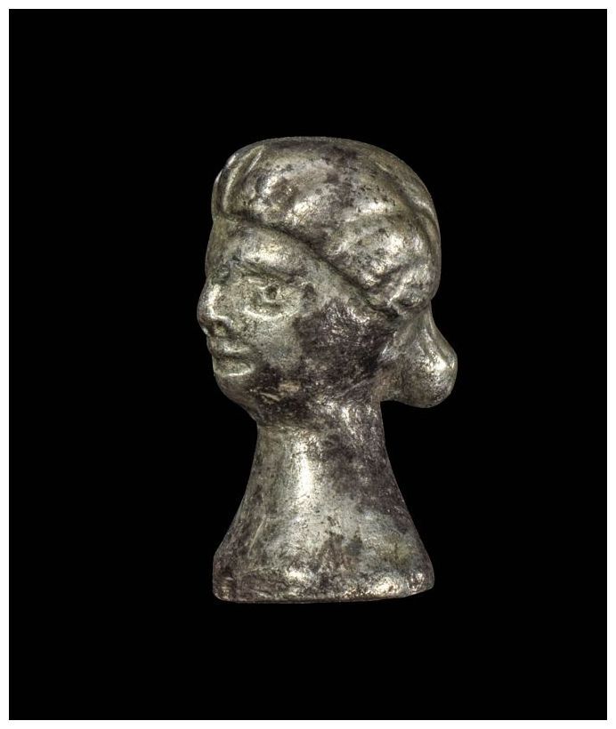 Ancient art Fine silver bust of a female, probably Lucilla, Time of ...
