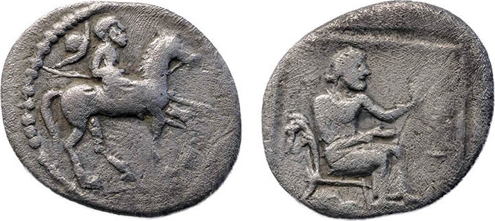 Ancient coins Greek coins: Attractive THESSALY, Larissa. Circa 460-400 ...