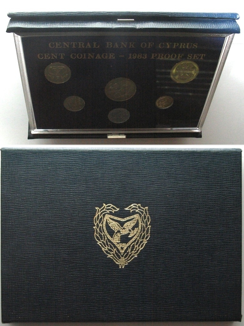 Zypern CYPRUS 1983 PROOF SET SCARCE! | MA-Shops