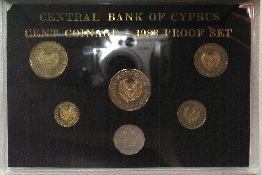 Zypern CYPRUS 1983 PROOF SET SCARCE! | MA-Shops