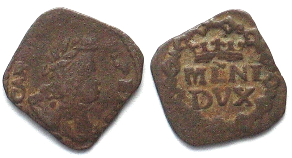 Haus Habsburg 1707-1740 Italy MILAN Quattrino ND (1707-40) CHARLES VI ...