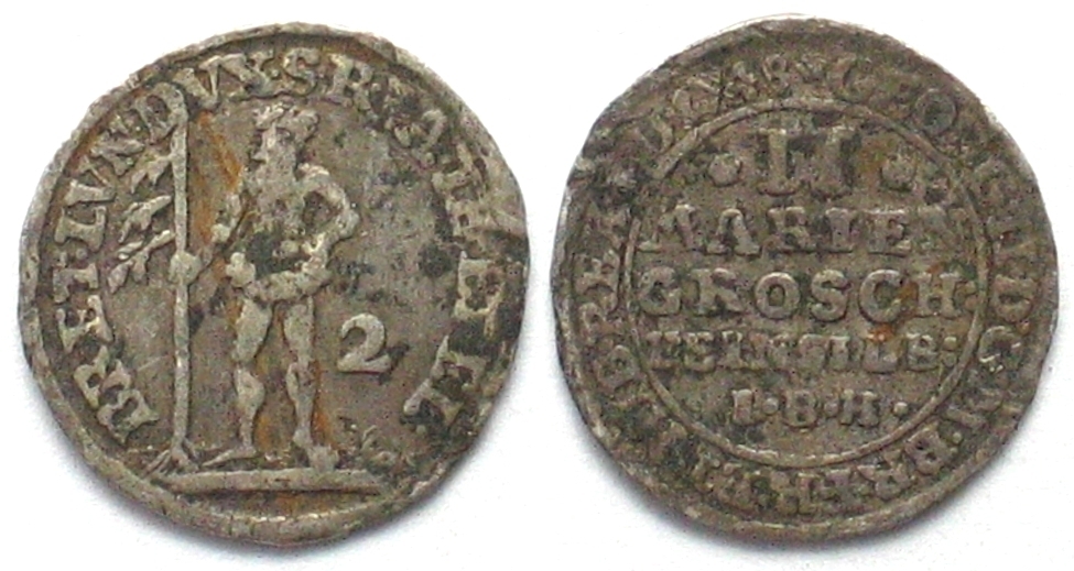 Braunschweig-Lüneburg-Calenberg-Hannover HANNOVER 2 Mariengroschen 1748 ...