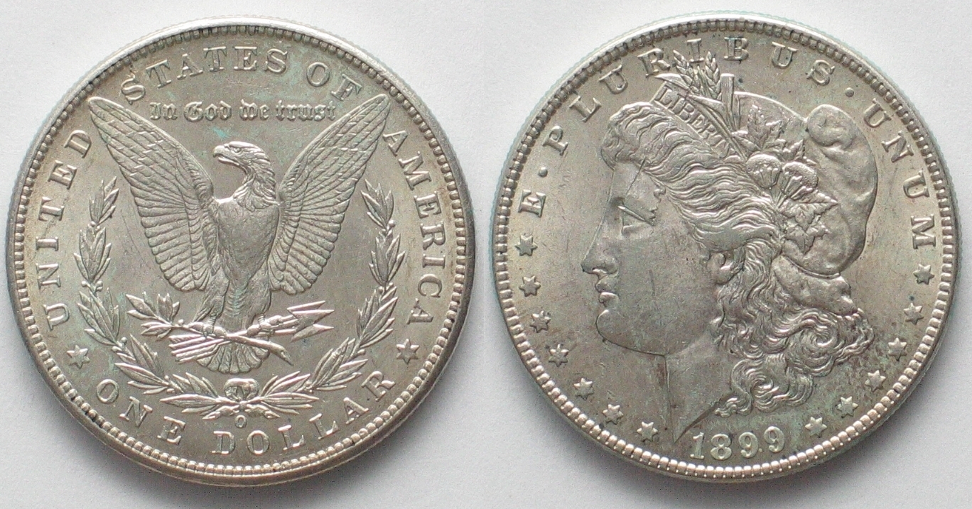 Vereinigte Staaten von Amerika US 1899-O New Orleans Morgan Dollar ...