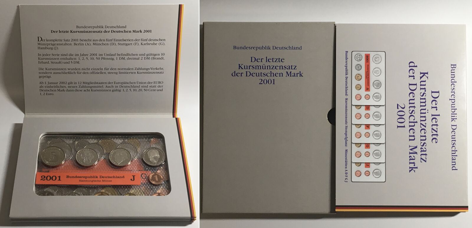 Deutschland - Bundesrepublik GERMANY. Federal Republic, Last BU Mint ...