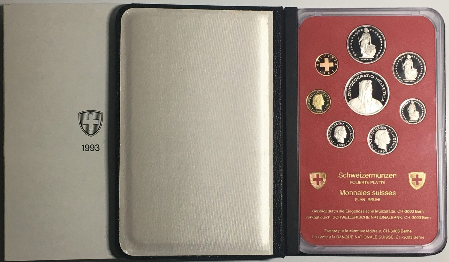 Schweiz SWITZERLAND 1993 PROOF SET RARE!!! | MA-Shops