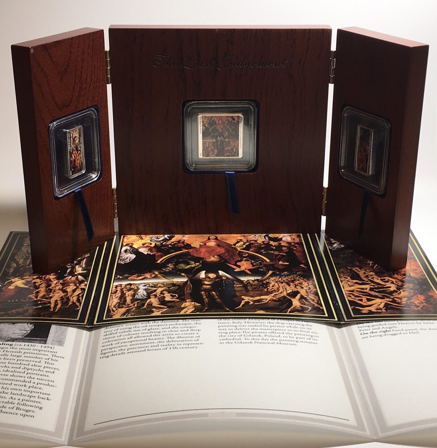 TOKELAU 4 $ Set 2013 The Last Judgment, Triptych by Memling, silver ...