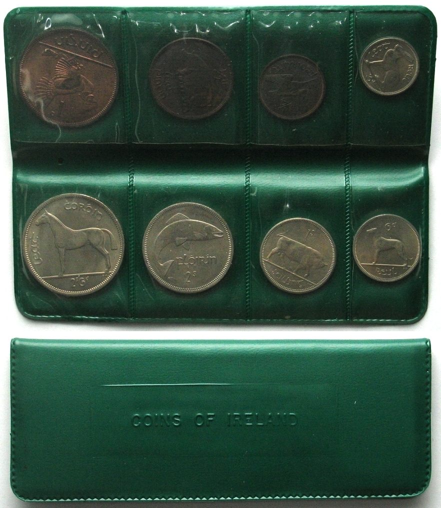 Irland IRELAND. 1966 Official Mint Set, 8 coins. BU | MA-Shops