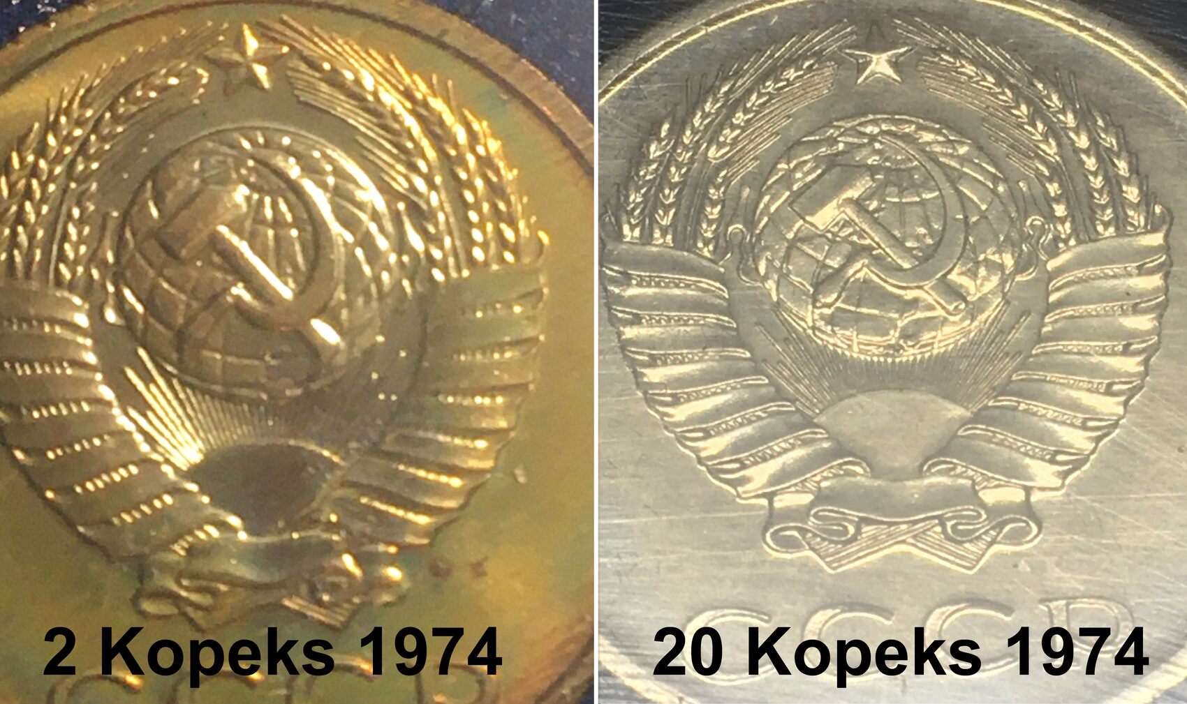 Russland RUSSIA - USSR. 1974 Special Mint Set, blue folder, RARE! BU | MA-Shops