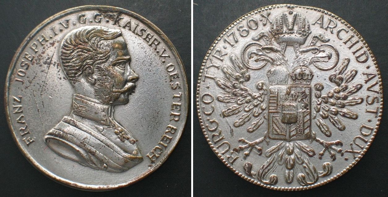 Deutschland - Medaillen Imitation MARIA THERESA THALER / BRAVERY MEDAL ...