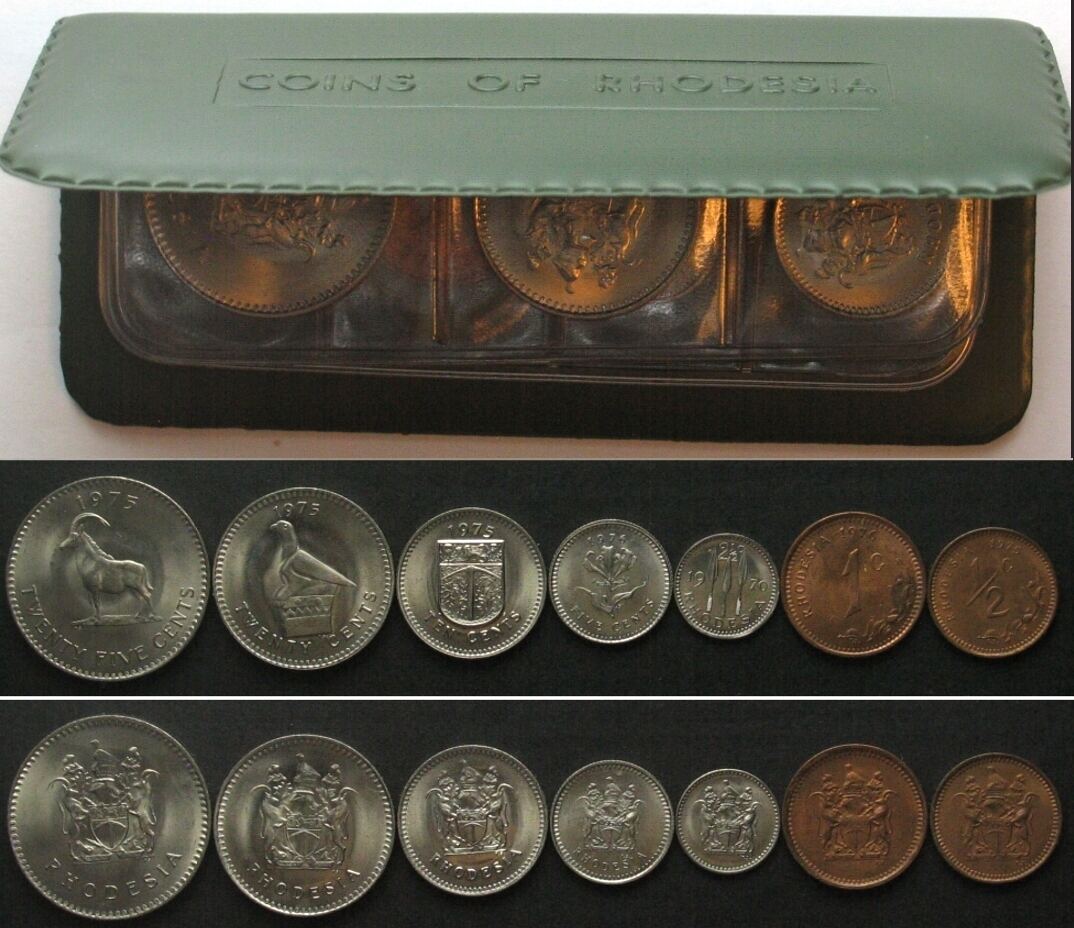 Rhodesien RHODESIA 1970-1976 BU MINT SET | MA-Shops