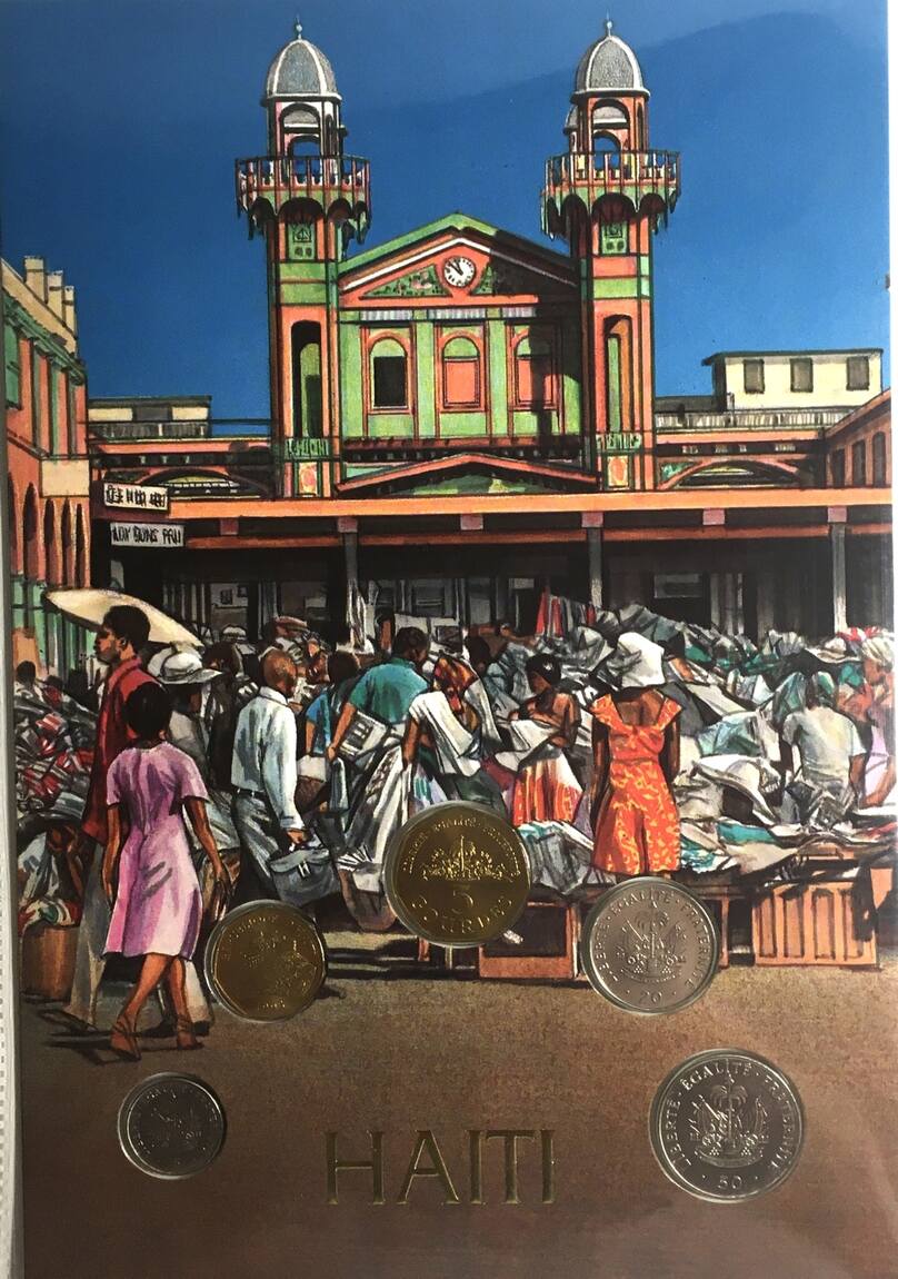 HAITI Coin set 1995, 5 coins, 5 Centimes - 5 Gourdes BU | MA-Shops