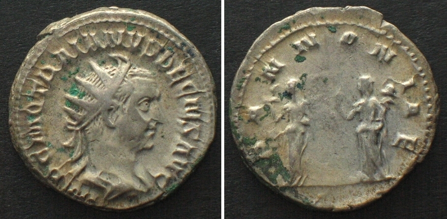 Roman Imperial TRAIANUS DECIUS (249-251) AR Antoninianus PANNONIAE, AU ...