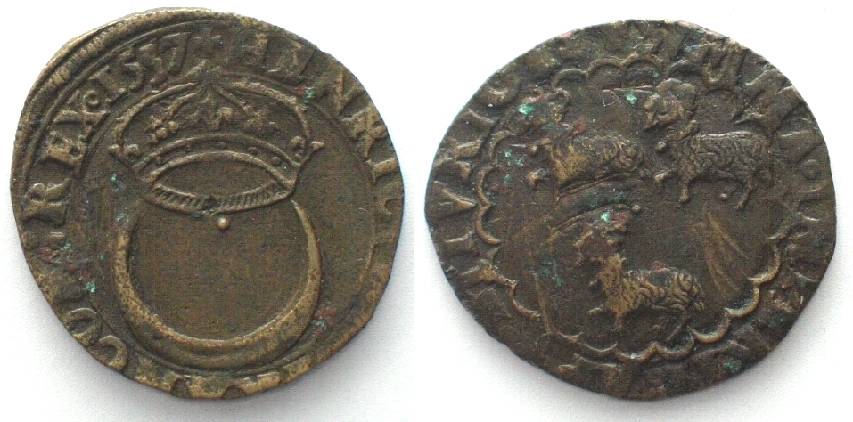 Frankreich - Jetons BERRY Token 1557, Chambre des Comptes du Berry ...