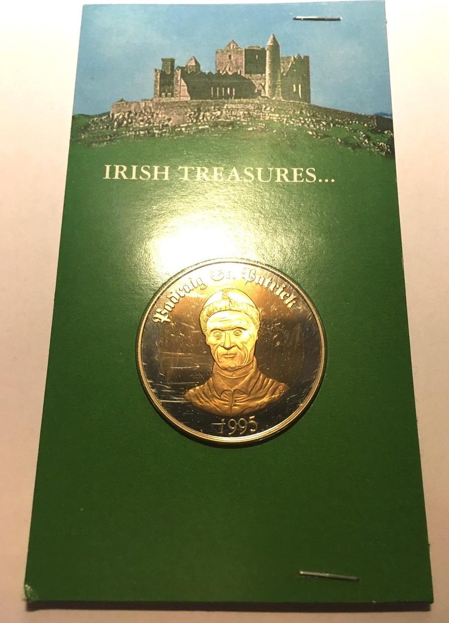 Irland IRELAND 5 Ecu 1995 ST. PATRICK bi-metallic Proof in folder | MA ...