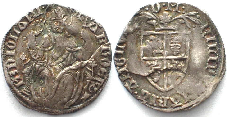 Italien - Mailand 1412-1447 Italy MILAN Grosso da 2 Soldi FILIPPO MARIA ...