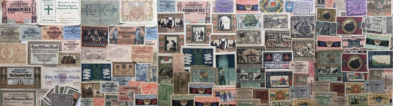 Deutschland - Notgeld 1917-1923 GERMAN NOTGELD Collection over 100 pcs ...