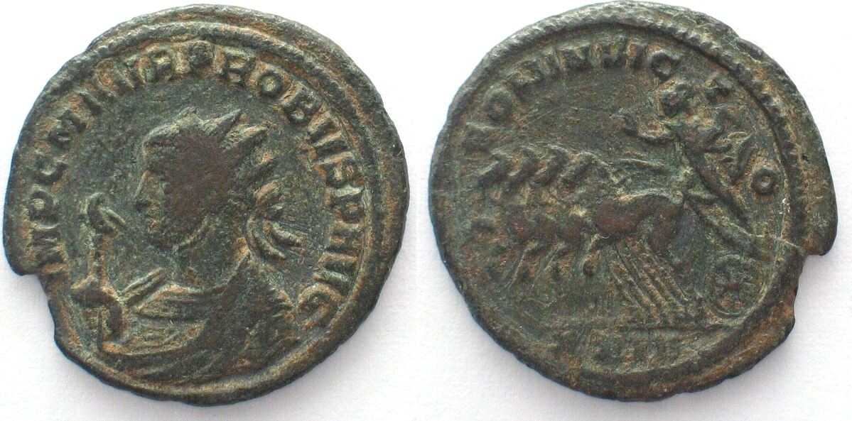 Roman Imperial PROBUS AE Antoninianus 278 SOLI INVICTO Siscia mint VF ...