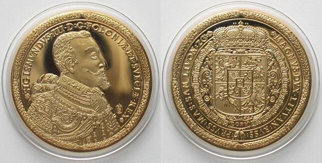 Polen POLAND 100 Ducats 1621 SIGISMUND III - COPY Proof | MA-Shops