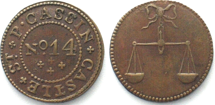 British Tokens - Ireland 1780-1800 DUBLIN 18th cent. Farthing Token P ...