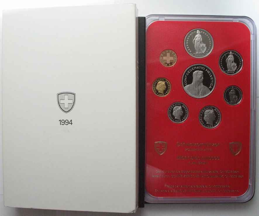 Schweiz 15 SWITZERLAND 1994 PROOF SET | MA-Shops