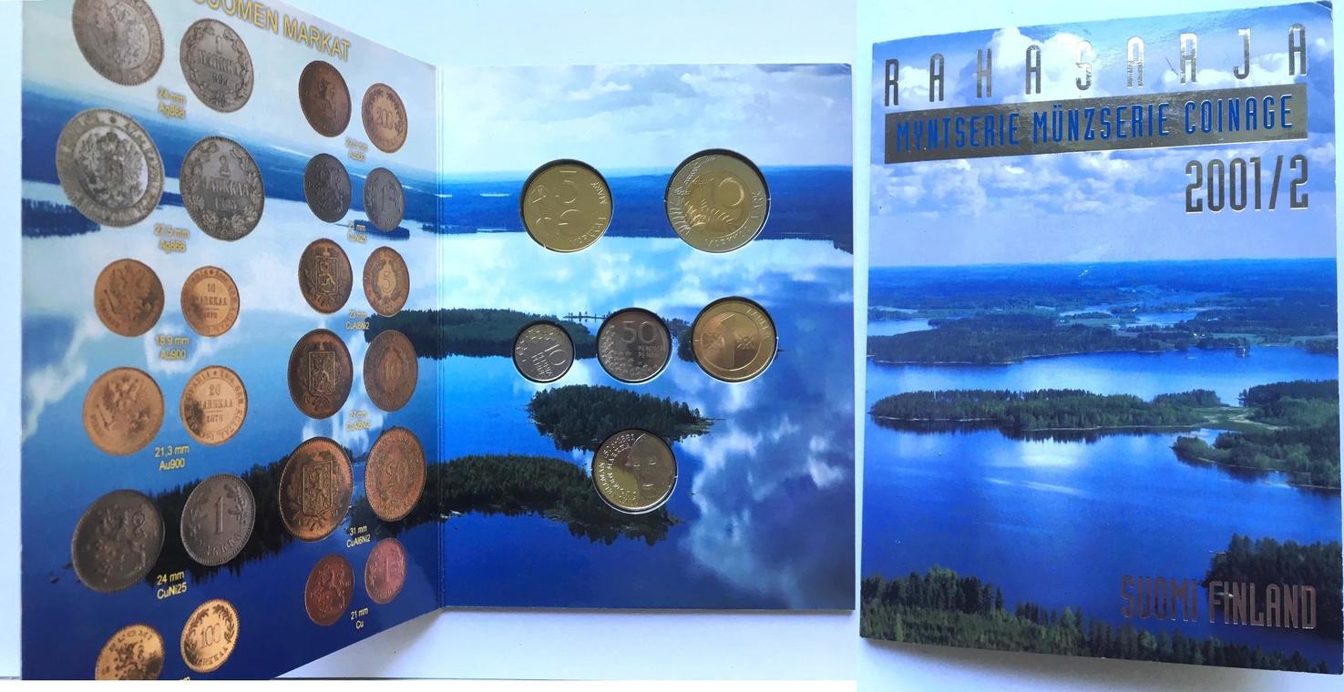 Finnland FINLAND 2001 BU Mint set THE LAST MARKKA | MA-Shops