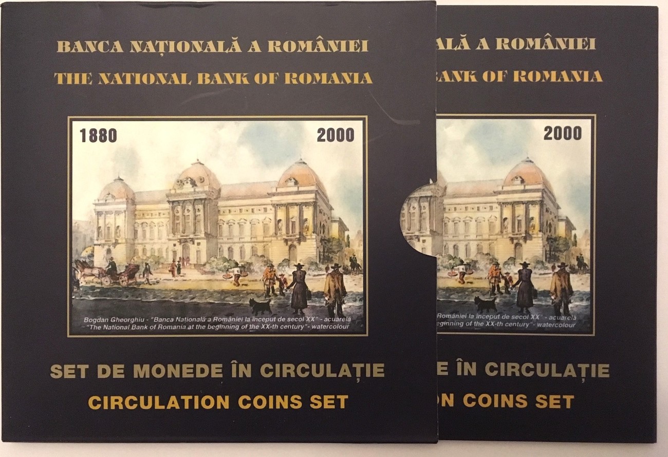 Rumänien ROMANIA 2000 PROOF SET National Bank RARE!!! # N0230 | MA-Shops