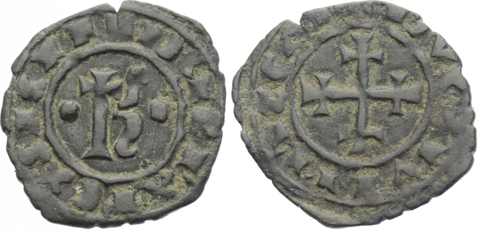 Italien-Messina Denar Karl I. 1266-1282. Patina, VF | MA-Shops